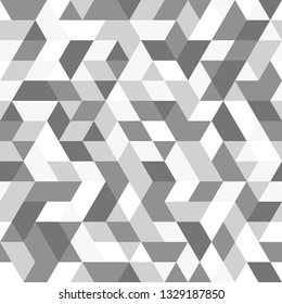 Geometric Vector Pattern Triangles Geometric Gray Stock Vector (Royalty ...