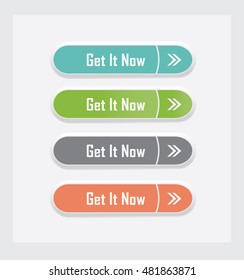 Get Now Set Vector Web Interface Stock Vector (Royalty Free) 481863871 ...