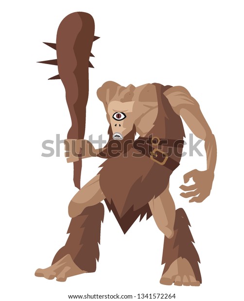 Giant Monster Cyclops Stock Vector (Royalty Free) 1341572264 | Shutterstock