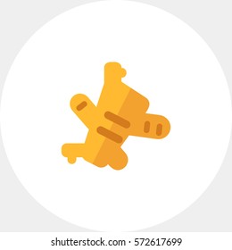 Ginger Flat Icon Stock Vector (Royalty Free) 572617699 | Shutterstock