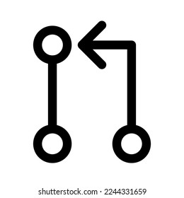 Git Pull Request Icon Line Isolated Stock Vector (Royalty Free) 2260070607 | Shutterstock