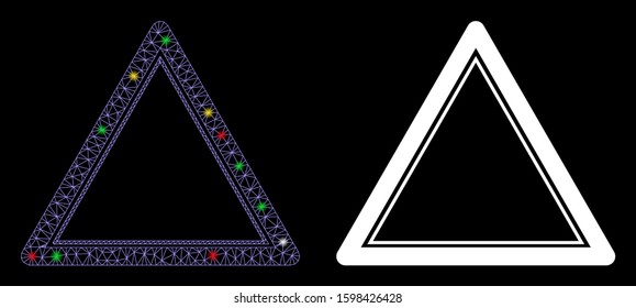 Double Triangle Symbol Construction Royalty-Free Images, Stock Photos ...