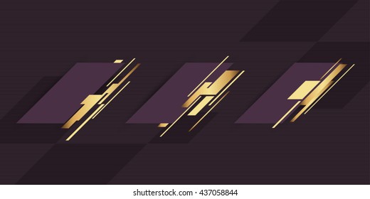 Gold Design Elements Stock Vector (Royalty Free) 437058844 | Shutterstock