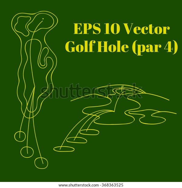 Golf Course Sketch Par 4 Stock Photos and Pictures - 1 Images ...
