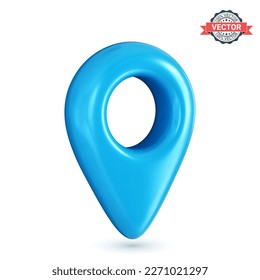 Map Pointer Gps Location Icon Plastic Stock Vector (Royalty Free) 2271584659 | Shutterstock
