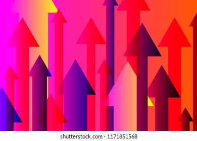 114 Graph Arrow Moving Up Gradient Stock Vectors and Vector Art ...