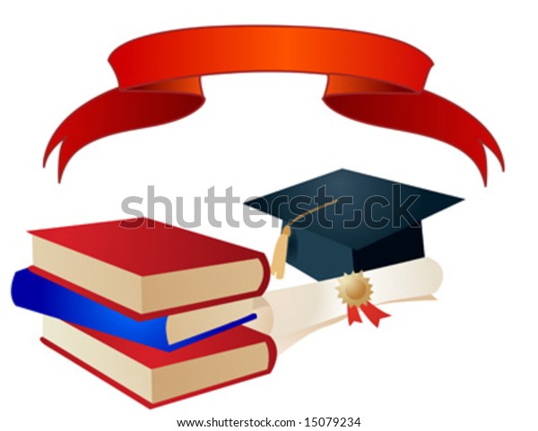 Graduation Elements Vector Stock Vector (Royalty Free) 15079234 ...
