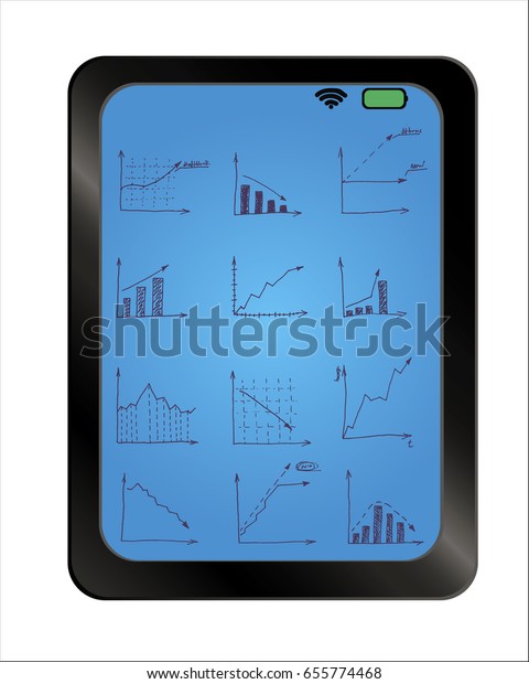 Graphs Charts Set Statistic Data Information Stock Vector Royalty Free 655774468 Shutterstock