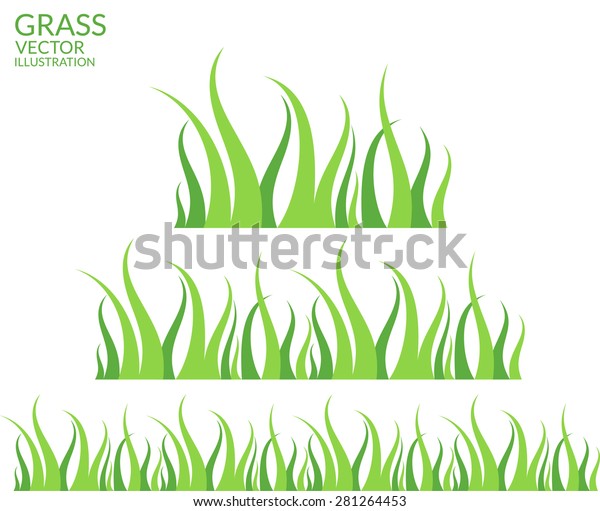 Grass Vector Illustration Stock Vector (Royalty Free) 281264453 ...