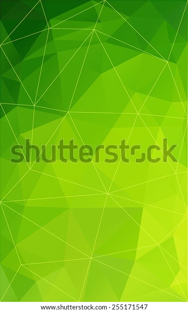 Green Abstract Background Triangles Stock Vector (Royalty Free ...