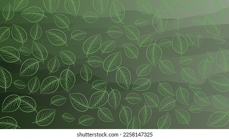 Green Leaf Pattern Background Stock Vector (Royalty Free) 2258147325 | Shutterstock