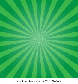 Green Rays Background Stock Vector (Royalty Free) 245326672 | Shutterstock