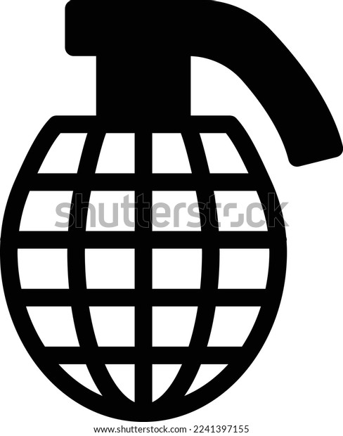 Grenade Vector Illustration On Transparent Background Stock Vector ...