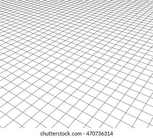 Detailed Wireframe Landscape Modern Abstract Mesh Stock Vector (Royalty ...