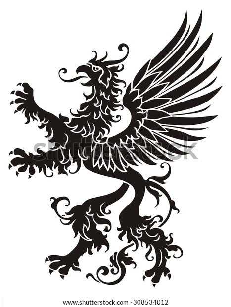 Griffin Vector: vector de stock (libre de regalías) 308534012 ...