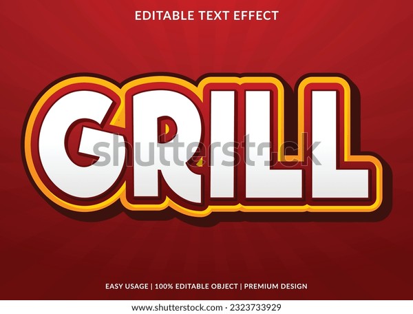 Grill Editable Font: Over 258 Royalty-Free Licensable Stock ...