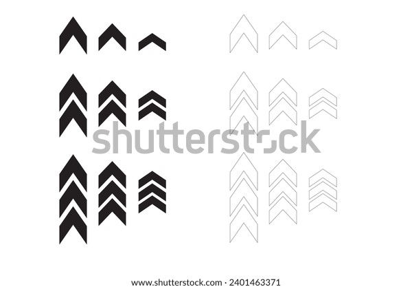 Group Arrows Background Vector Graphics Stock Vector (Royalty Free ...