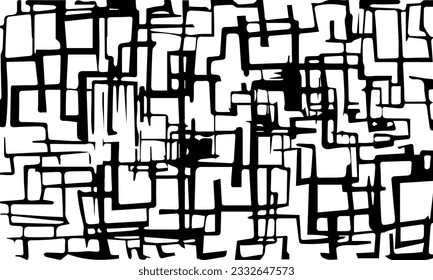 Grunge Black Square Texture Vector Background Stock Vector (Royalty ...