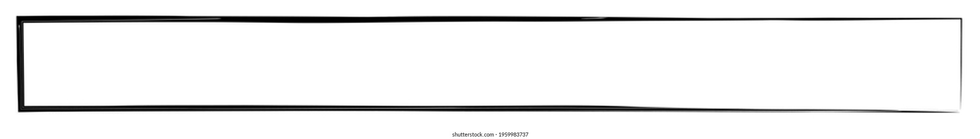 Grungy Rectangular Frame Border Plaque Outline Stock Vector Royalty Free 1958389579 Shutterstock