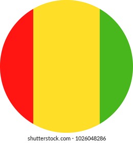Vector Guinea Flag Official Colours Illustration Stock Vector (Royalty ...