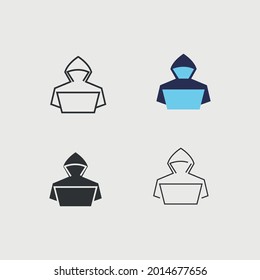Hacker Cyber Security Vector Icon Security Stock Vector (Royalty Free ...