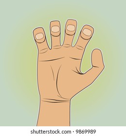 Clean Healthy Feet Vector Cartoon Illustration Stock Vector (Royalty ...