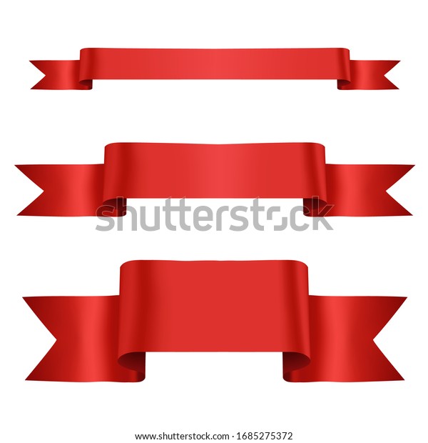 Hand Drawn Decorative Red Ribbon Bow Stock Vector (Royalty Free ...