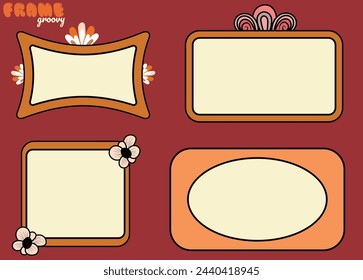 Hand Drawn Multicolored Retro Textbox Social Stock Vector (Royalty Free ...