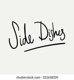 Hand Written Vector Text Cafe Restaurant Stock Vector (Royalty Free ...