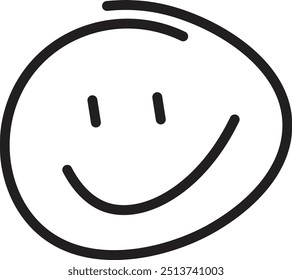 Happy Face Vector Emoji Expression Irregular Stock Vector (Royalty Free ...