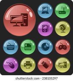 Hardware Button Set Stock Vector (Royalty Free) 162912098 | Shutterstock