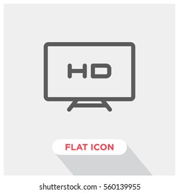 Hd Display Vector Icon Stock Vector (Royalty Free) 560139955 | Shutterstock