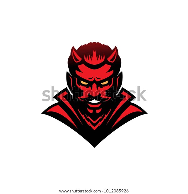 Hell Devil Modern Logo Mascot Stock Vector (Royalty Free) 1012085926 ...
