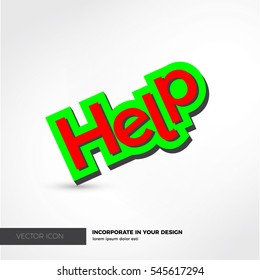 Help 3d Vector Stock Vector (Royalty Free) 545617294 | Shutterstock