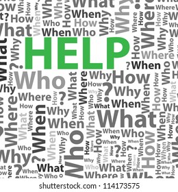 Help Background Stock Vector (Royalty Free) 114173575 | Shutterstock