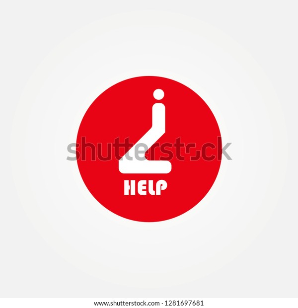 Help Button Icons Stock Vector (Royalty Free) 1281697681 | Shutterstock