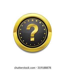 Help Circular Vector Gold Web Icon Stock Vector (Royalty Free ...