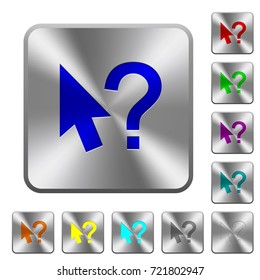 Help Cursor Engraved Icons On Edged Stock Vector (Royalty Free) 1105709711 | Shutterstock