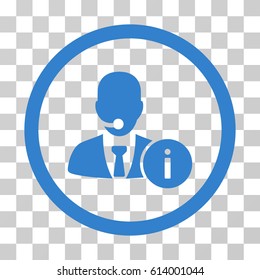 Help Desk Manager Icon Vector Illustration Stock Vector (Royalty Free ...