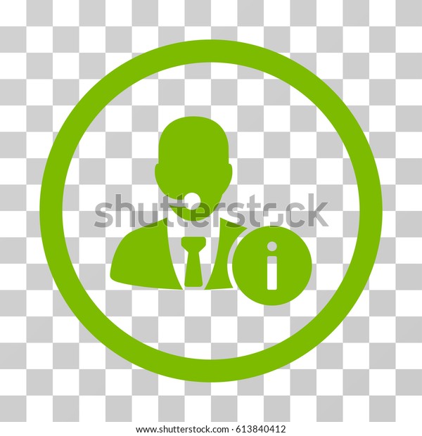 Help Desk Manager Icon Vector Illustration Stock Vector (Royalty Free ...