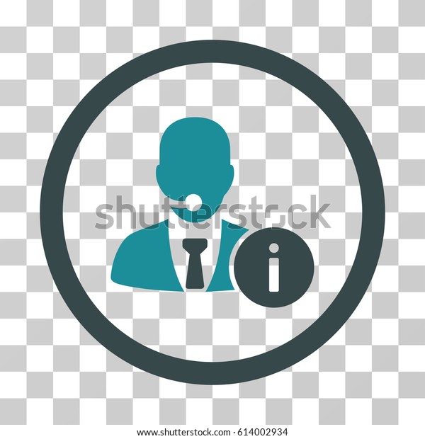 Help Desk Manager Icon Vector Illustration Stock Vector (Royalty Free ...