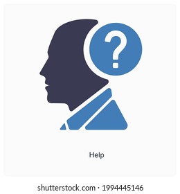 Help Error Icon Concept Stock Vector (Royalty Free) 1994445146 ...