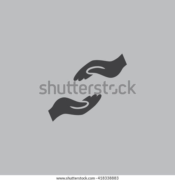 Help Hand Icon Stock Vector (Royalty Free) 418338883 | Shutterstock