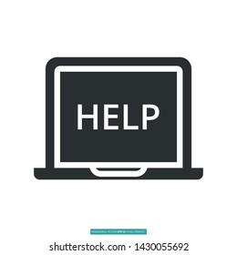 Abap Programming Language Laptop Flat Design Stock Vector (Royalty Free ...