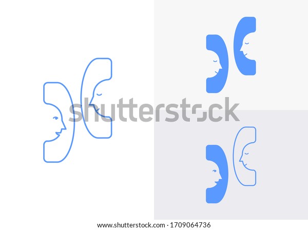 Help Line Logo Vector Template Call Stock Vector (Royalty Free ...