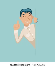 Help Looking Out Corner Support Idea Stock Vector (Royalty Free ...