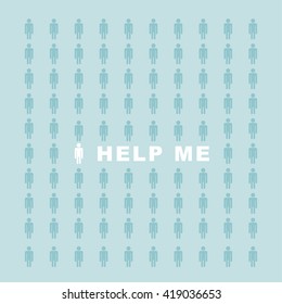 Help Me Message Bubble Stock Vector (Royalty Free) 419036653 | Shutterstock