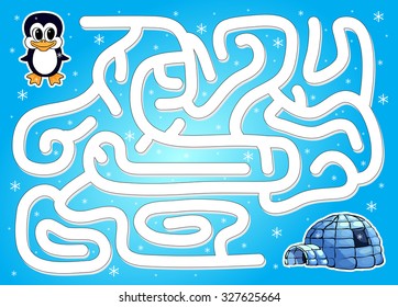 433 Penguin Maze Images, Stock Photos & Vectors | Shutterstock