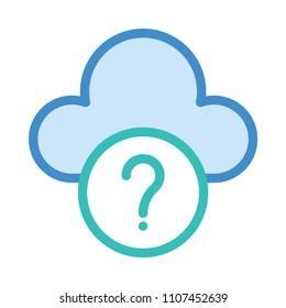 Help Question Cloud Stock Vector (Royalty Free) 1107452639 | Shutterstock