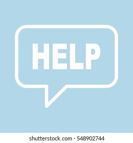 Help Speech Bubbles Stock Vector (Royalty Free) 548902426 | Shutterstock